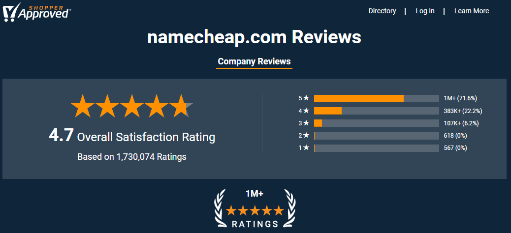Namecheap Review - Domain Hosting Performance Pricing Features ...