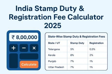 India Stamp Duty & Registration Fee Calculator 2025 – State-Wise Rates ...